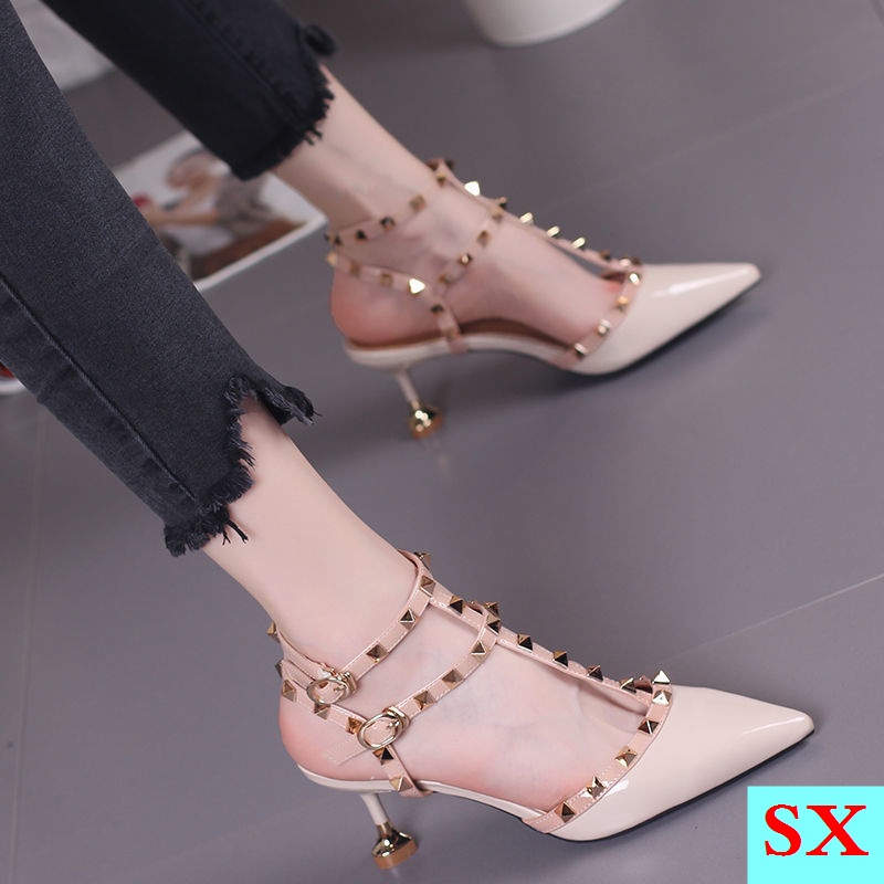 Zhu Fairy Style Pointed Stiletto High Heels Women Spring Summer Sexy