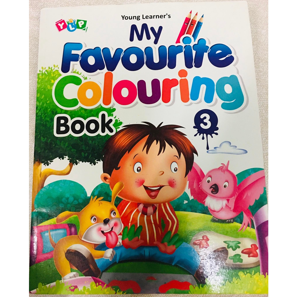Young Learner's My Favourite Coloring Book | Shopee Philippines