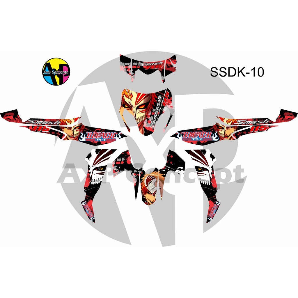Suzuki Smash 115 Full Decals SSDK-10 (Laminated) | Shopee Philippines