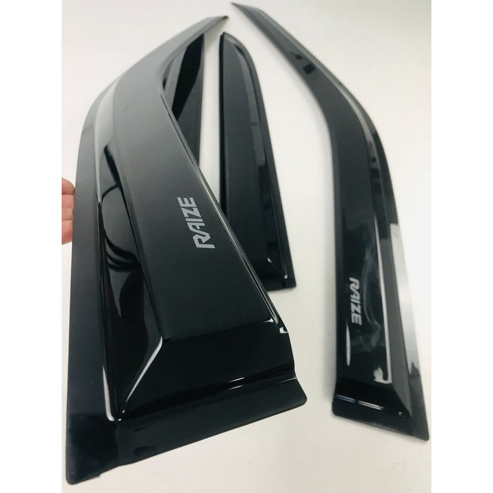 2022 - 2025 TOYOTA RAIZE Premium Rain Visors - Gloss Finish - Thailand ...
