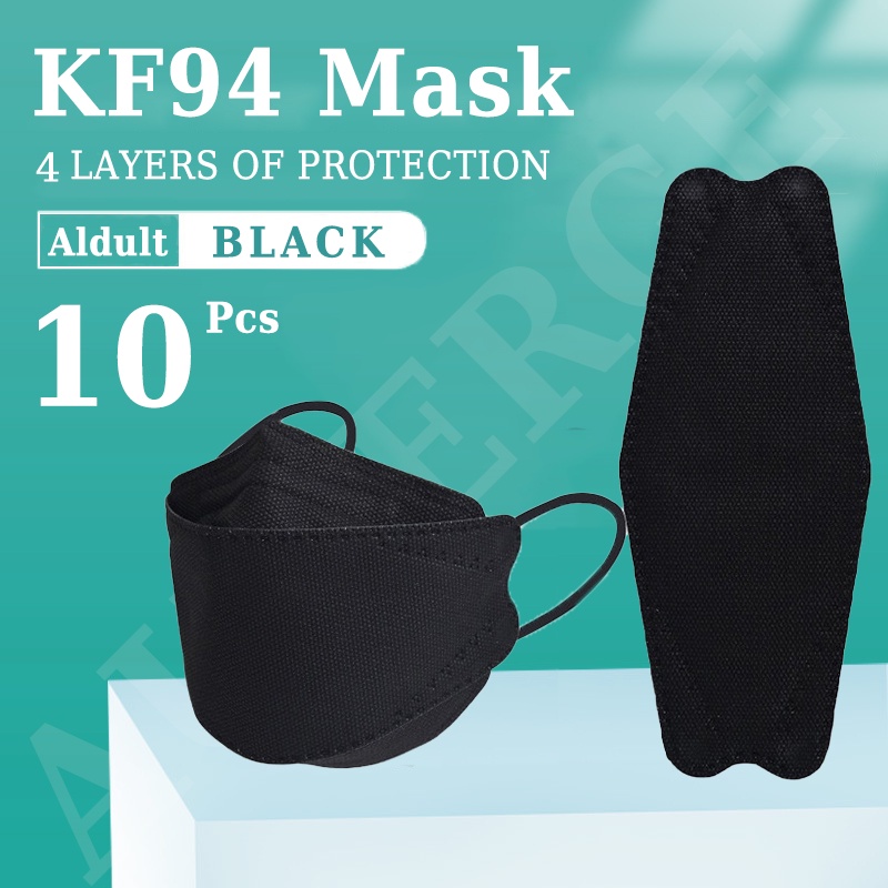 AUBERGE 50pcs KF94 Face Mask for Audlt KF94 Mask Original 4ply of ...