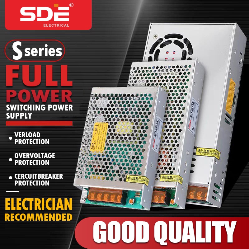 SDE POWER SUPPLY (S Series) >>16.5A,8.3A,20A,10A