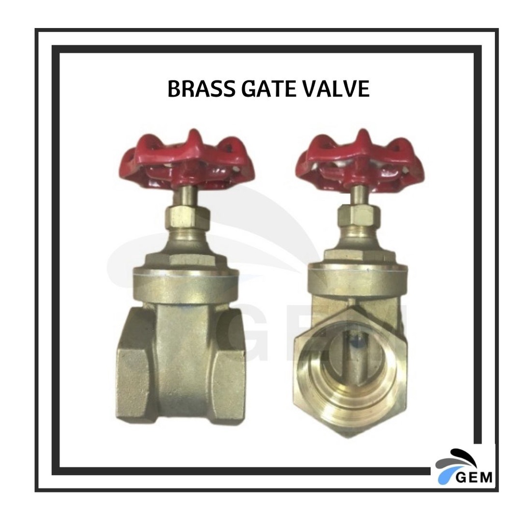 Brass Gate Valve (1 1/2", 1 1/4", 2" & 2 1/2") | Shopee Philippines