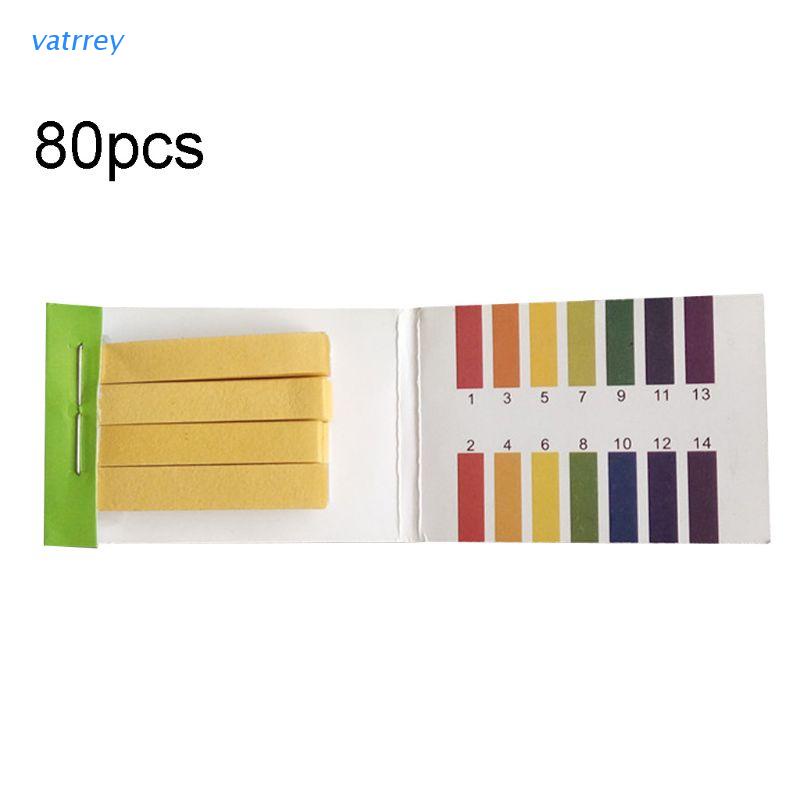 VA 80 Pcs Multipurpose pH Test Strips Universal Full Range Litmus Paper ...