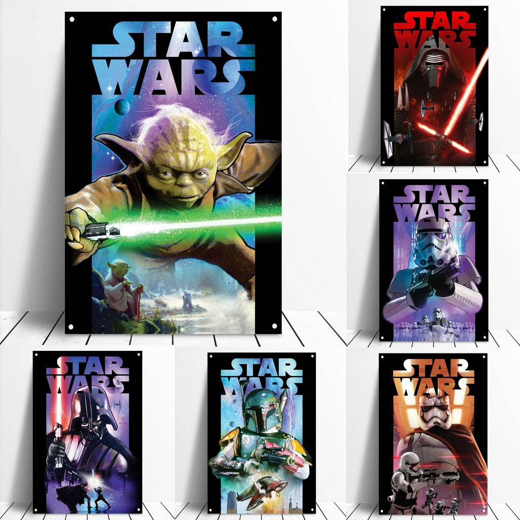 Star Wars Dark Side Vs Light Side Metal Poster Tv Shows Movie Game ...