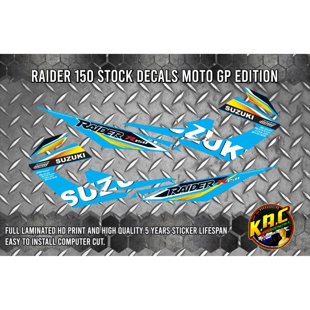 RAIDER 150 motogp decals sticker | Shopee Philippines