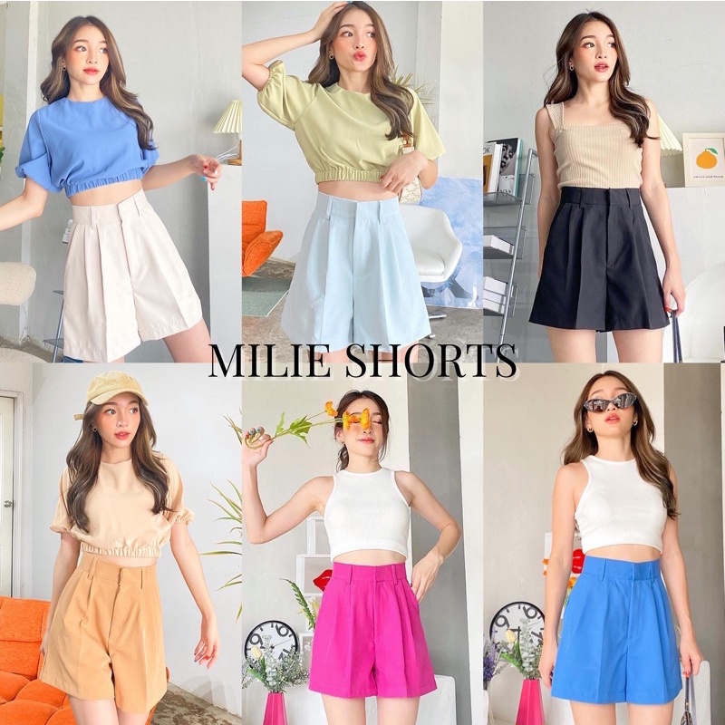 imily.style : MILIE SHORTS (XS-3XL) | Shopee Philippines