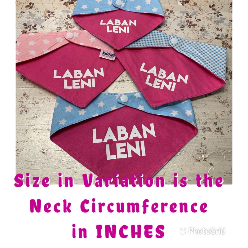 Laban Leni Dog Bandana Reversible | Shopee Philippines