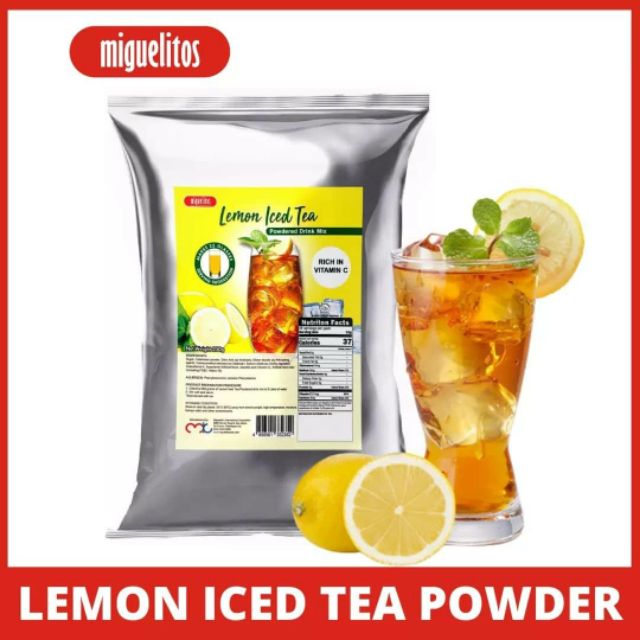 LEMON ICED TEA BLEND JUICE DRINK MIX (250 GRAMS, 500 GRAMS, & 1 ...