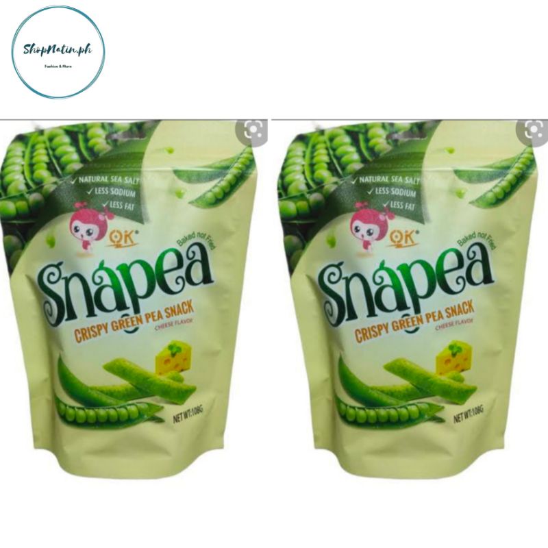 Snapea Crispy Green Peas Snack Original Cheese Hot and Spicy Flavor ...