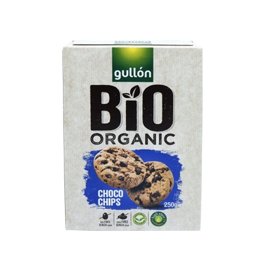 Gullon Bio Organic Choco Chip Cookies 250g | Shopee Philippines