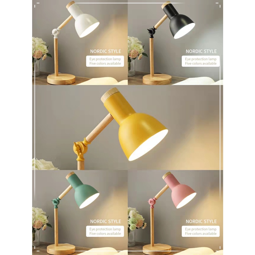 Nordic Table Lamp Office Table Light Desk Light Study Table Lamp Led ...
