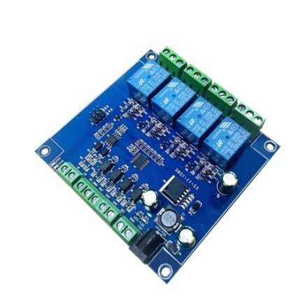 DC 7-24V Modbus-RTU 4 Channel Relay Module RS485 TTL Controller Switch ...