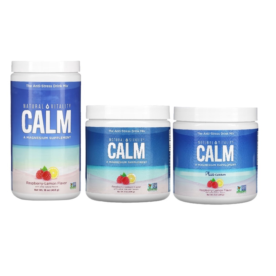 Natural Vitality, CALM, The Anti-Stress Drink Mix, Plus Calcium ...