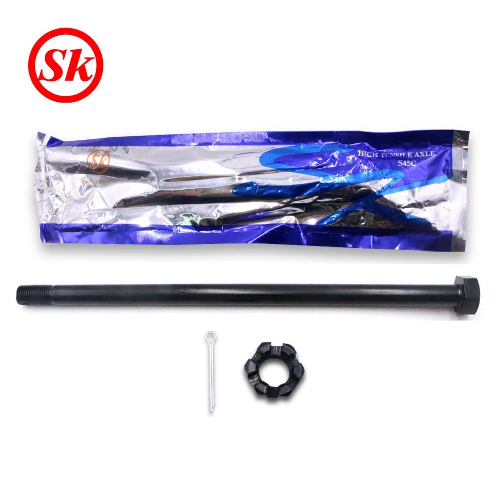 SK Pivot Axle Swing Arm High Tensile With Castle Nut For Yamaha STX125 ...