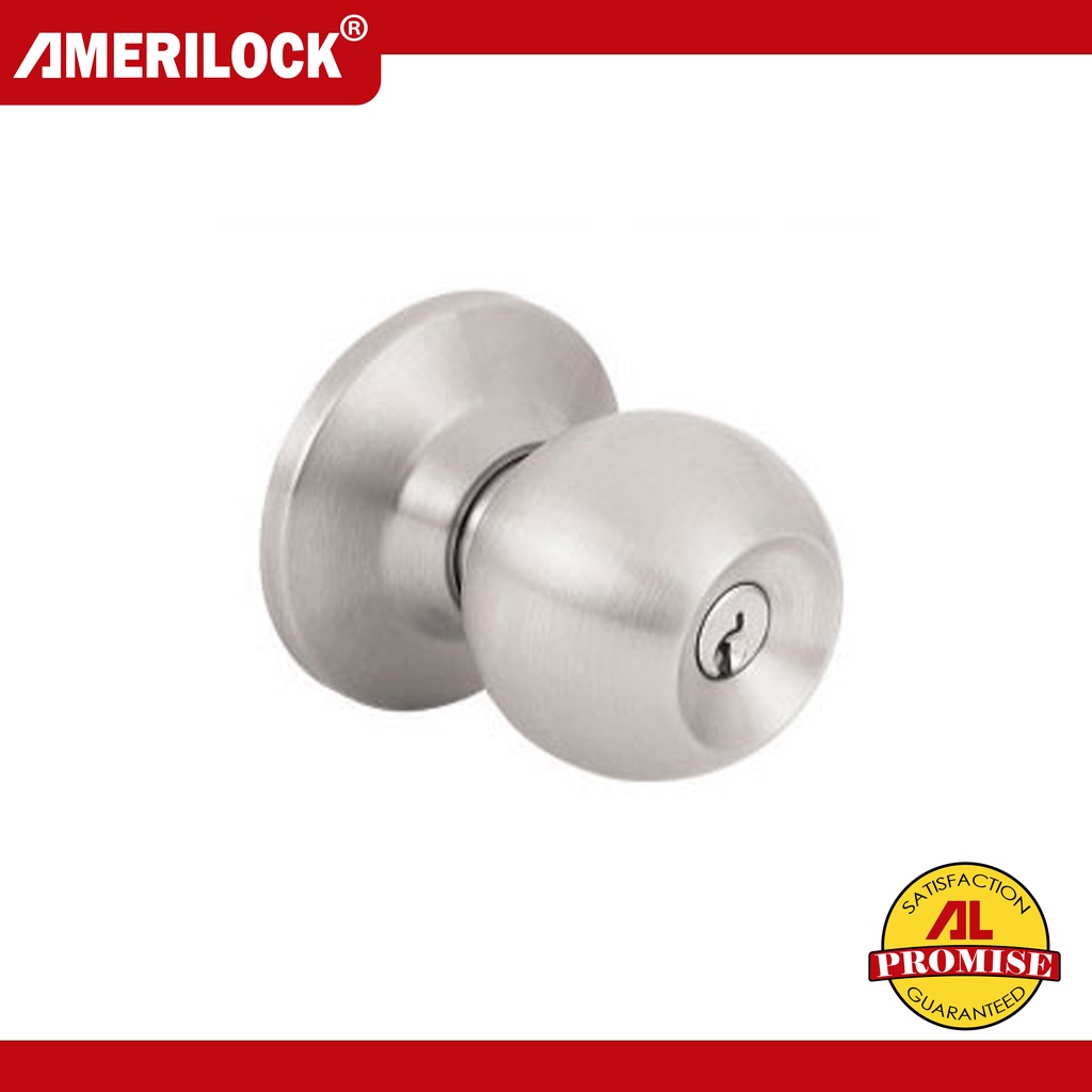 AMERILOCK Door Knob for Bedroom Keyed Entry Lockset (AL 587) Carolina ...