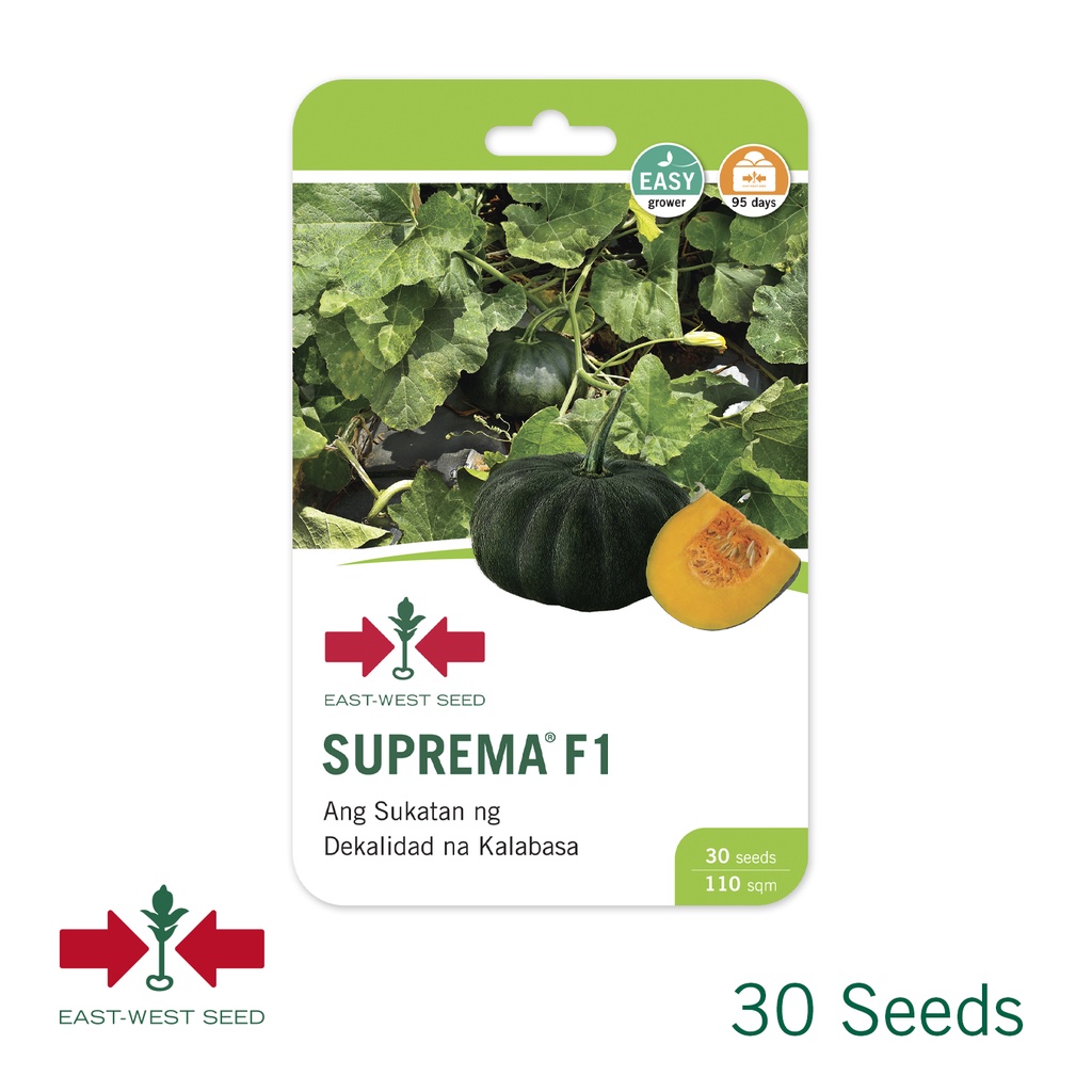 Eastwest Seed [SUPREMA F1] Kalabasa/Squash/Pumpkin Go Grow Pack ...