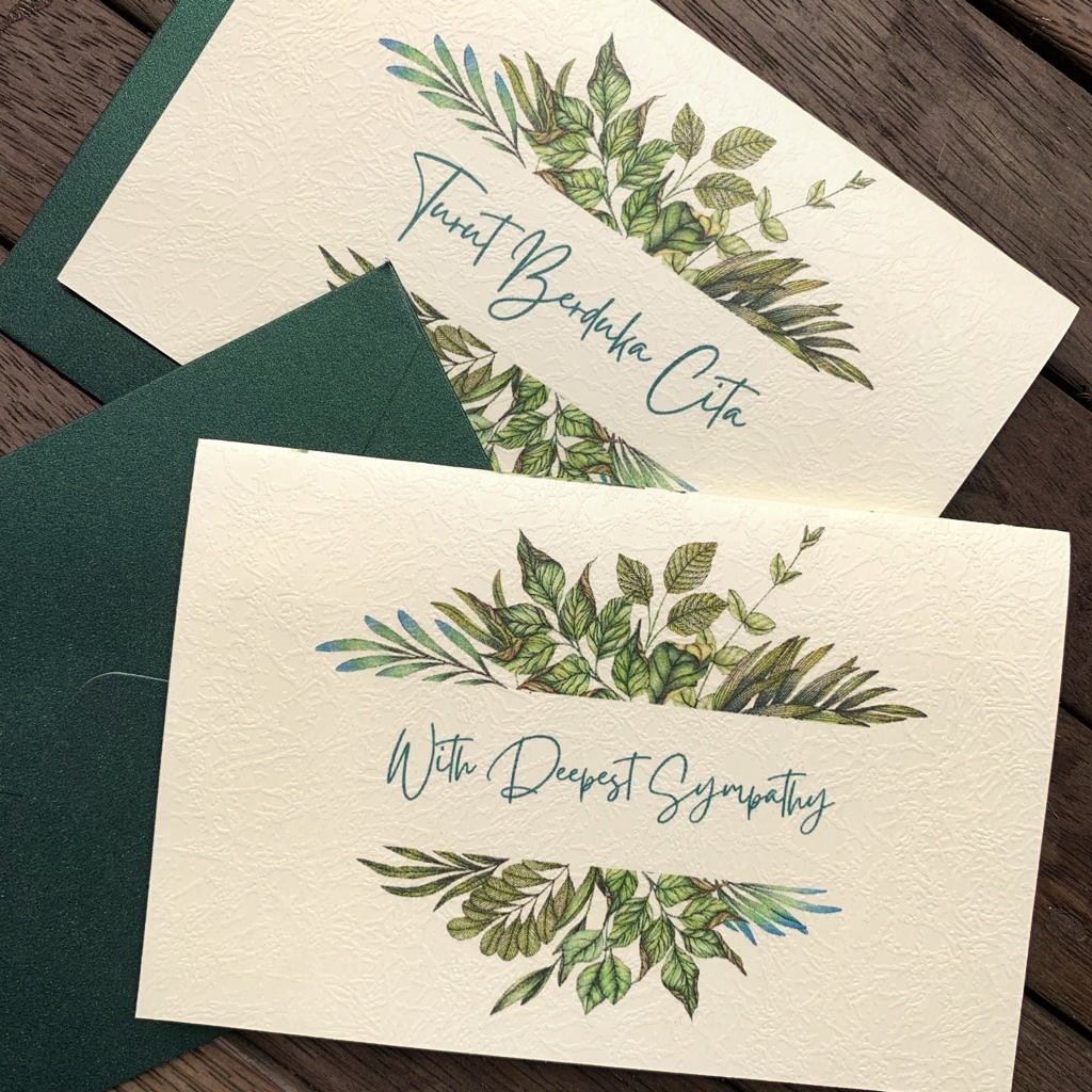 Greeting Cards & Condolence envelopes Condolence Greeting cards ...
