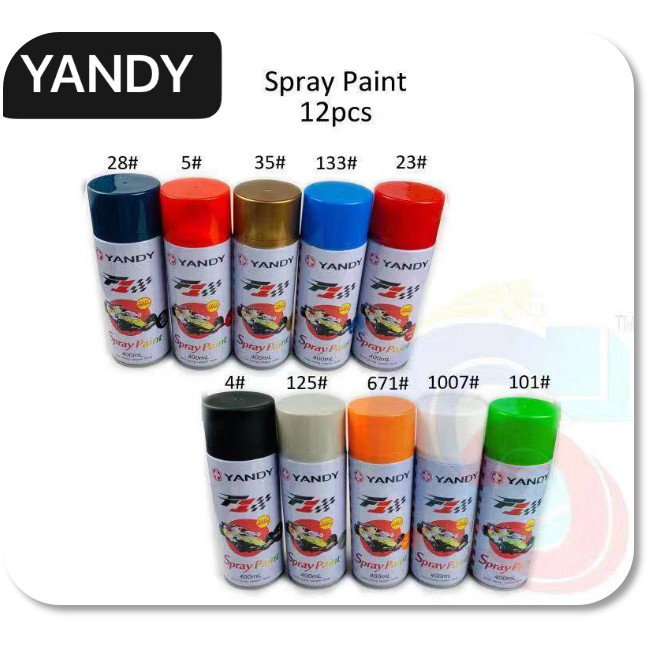 Yandy Spray Paint Fast Drying 400ml | Shopee Philippines