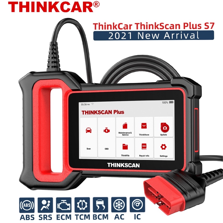 THINKCAR Thinkscan Plus S7 Obd2 Automotive Scanner Car Diagnostic Tool ...