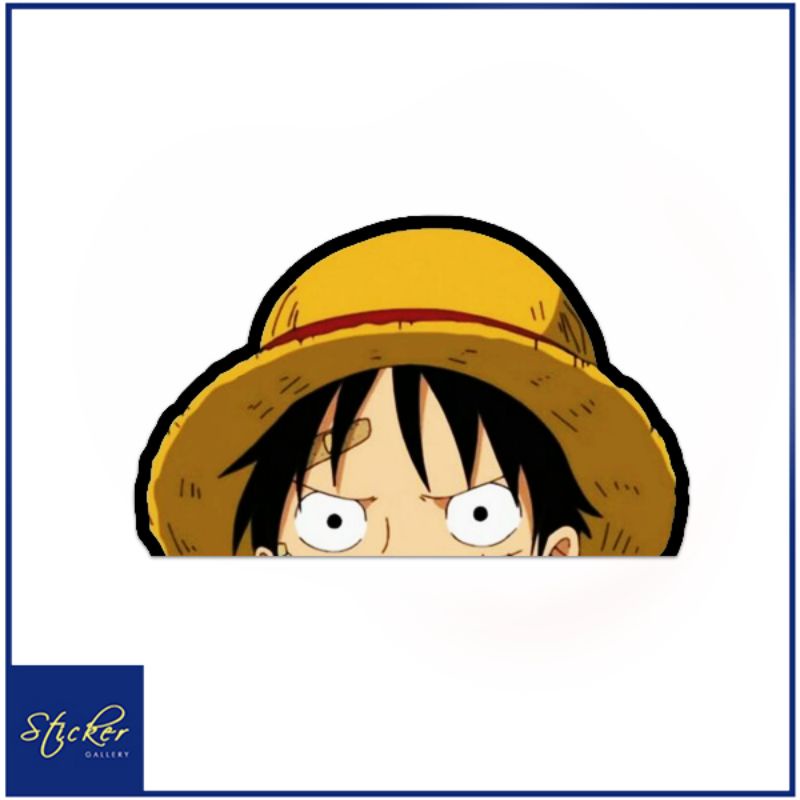 LUFFY ONEPIECE PEEKER Waterproof Vinyl Sticker | Shopee Philippines