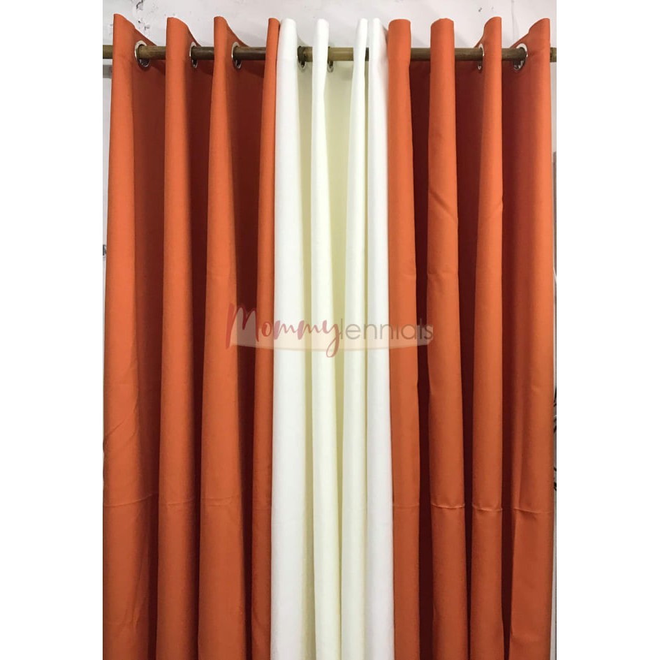 MM 3in1 Set Elegant Ring Curtain For Window Door Home Room Decor ...