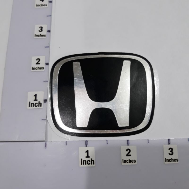 HONDA Logo STICKER/DECAL IN GOLD, SILVER & HOLOGRAM | Shopee Philippines