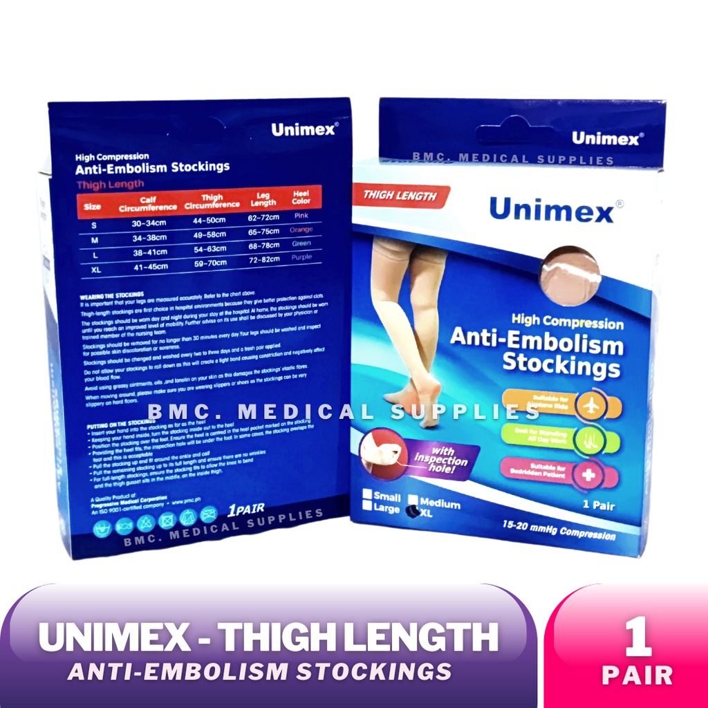 Unimex High Compression Stocking | Anti-Embolism Stockings - Thigh ...