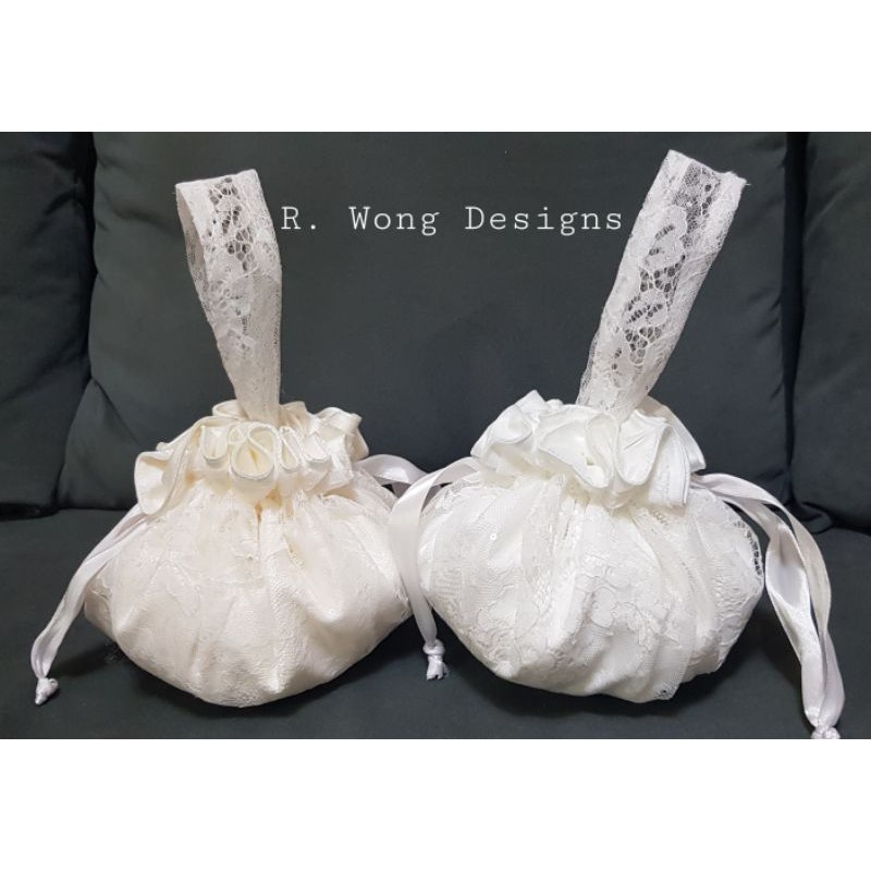 Bridal Pouch bag Wedding ONHAND by: R. Wong Designs | Shopee Philippines