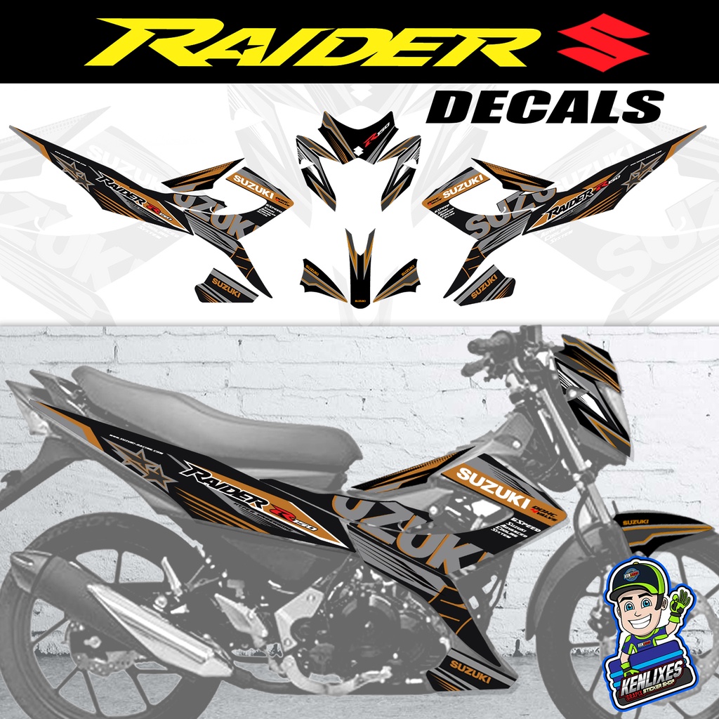 Suzuki RAIDER 150 full body sticker decals | Shopee Philippines
