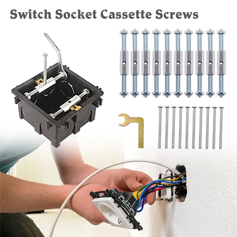 86 Type Universal Cassette Repair 10pcs Screws Support Rod Switch ...