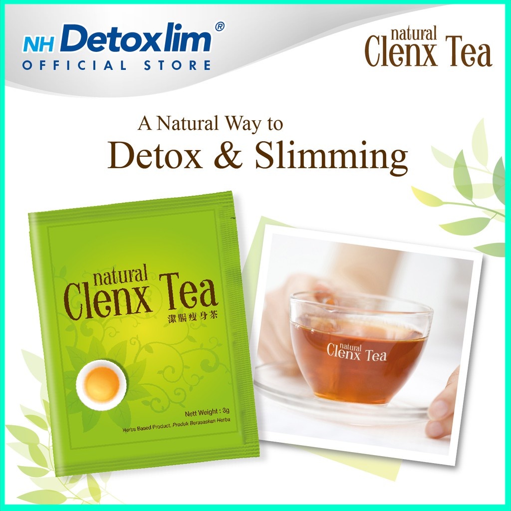 NH Detoxlim Natural Clenx Organic Green Tea Detox Natural Herbs 1's ...