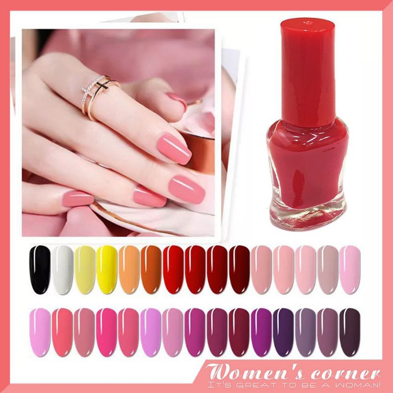 24 Pcs Assorted colors Mini Nail Polish | Shopee Philippines