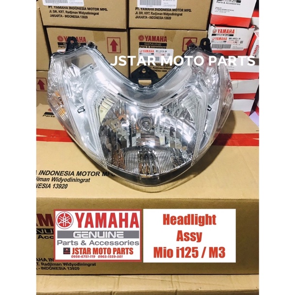 HEADLIGHT ASSY AND UNIT MIO i125 / 125s M3 / ORIGINAL YAMAHA GENUINE ...