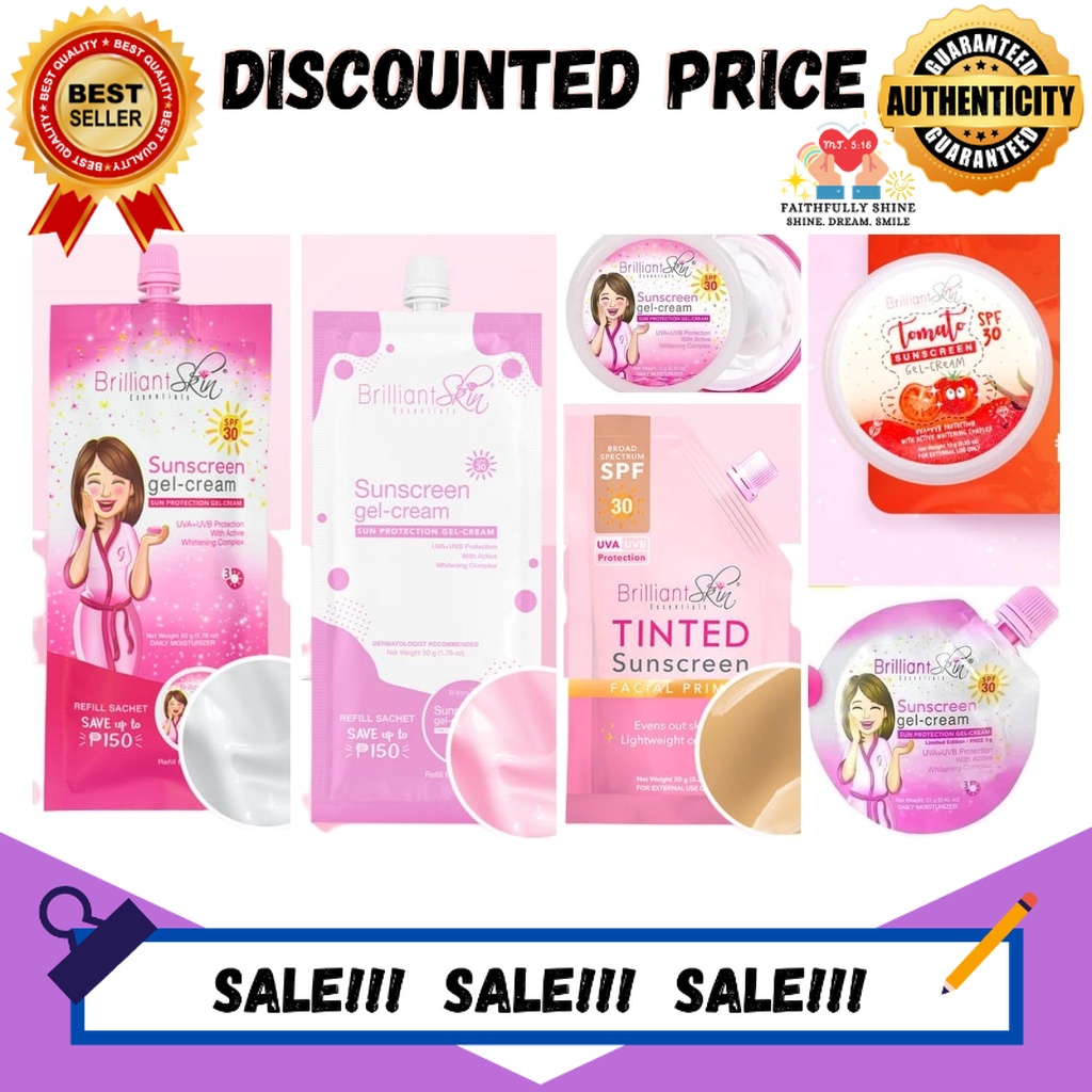 Brilliant Skin Essentials Sunscreen / Sunblock Sachet and from Set ...