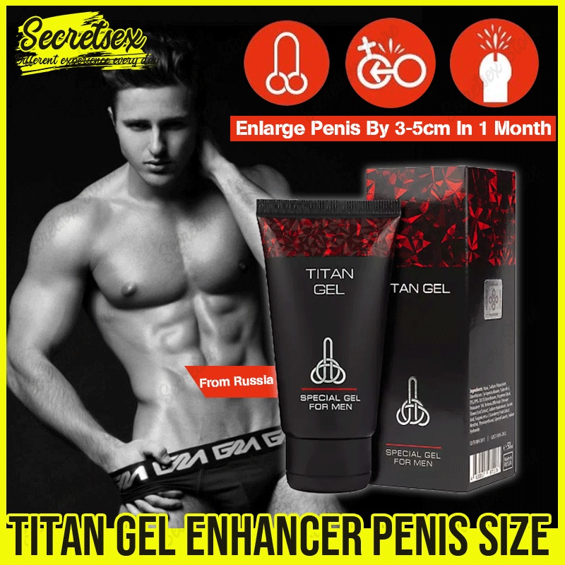 Titan Gel For Men Original From Russia Penis Enlarger Gel Sex Enhancer Peni Size Enlarger Cream