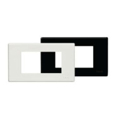 Mask Switch Box Cover Square Edge 3 Channel 2x4 Inch Black/White 1 ...