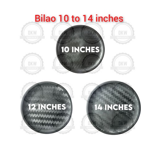 Plastic Black Bilao Food Grade 10in 12in 14in for Pansit Wings Fruits ...