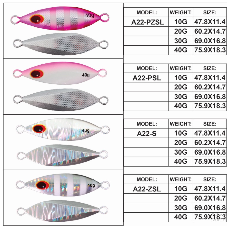 MICRO JIGS FOR FISHING A22 MODEL | Shopee Philippines