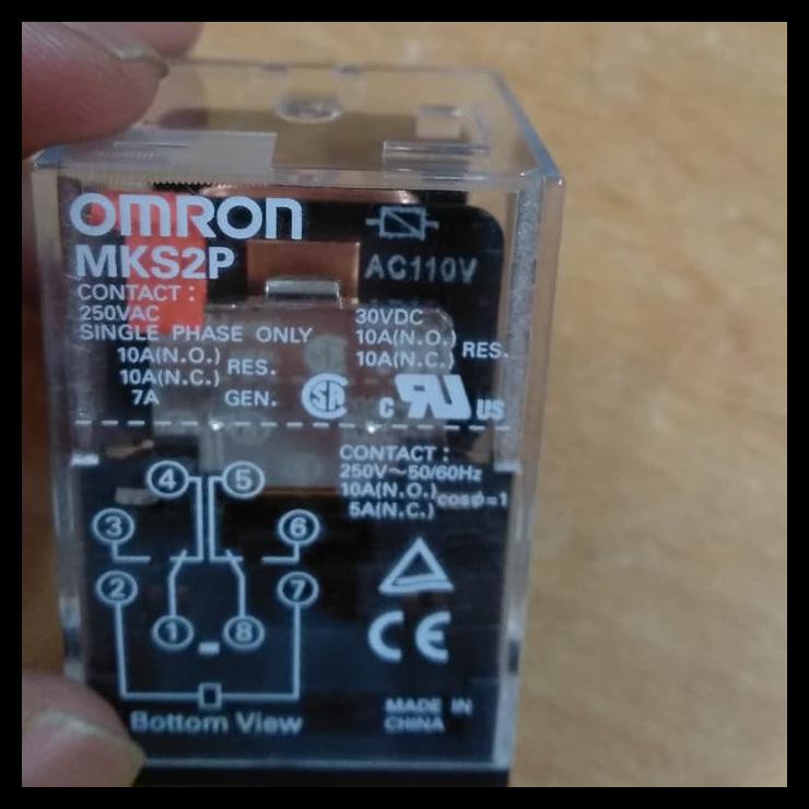 New RELAY MKS 2P MKS2P MK2P MK2P-I OMRON ORIGINAL 110V AC!! | Shopee Philippines