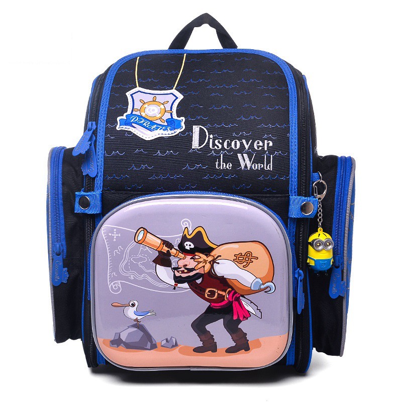 School backpack, genuine super light anti-humpback primary school ...
