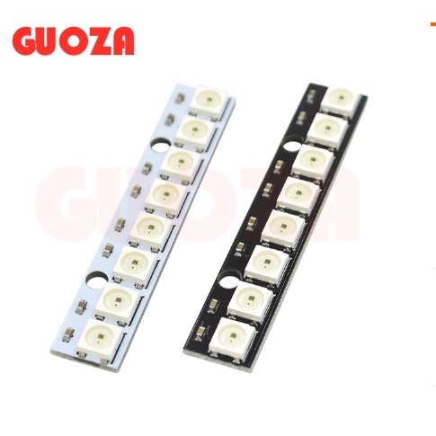 8 Channel WS2812 5050 RGB LED Light Built-In Full Color Drive ...