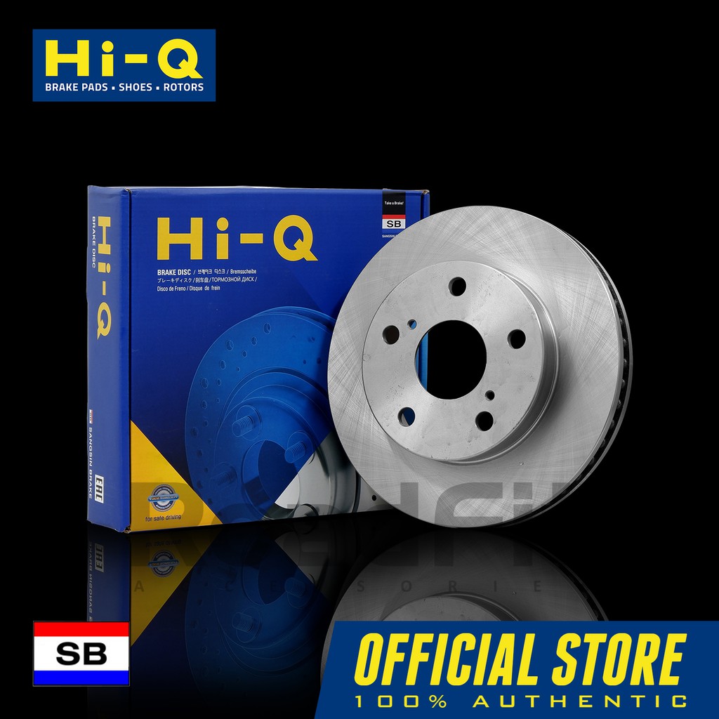 Hi-Q Premium Front Brake Rotor Disc for Toyota Innova 2005-,Hilux Vigo ...