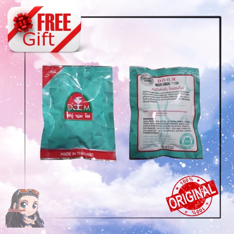 Original Authentic Doom Soap from Thailand | Shopee Philippines