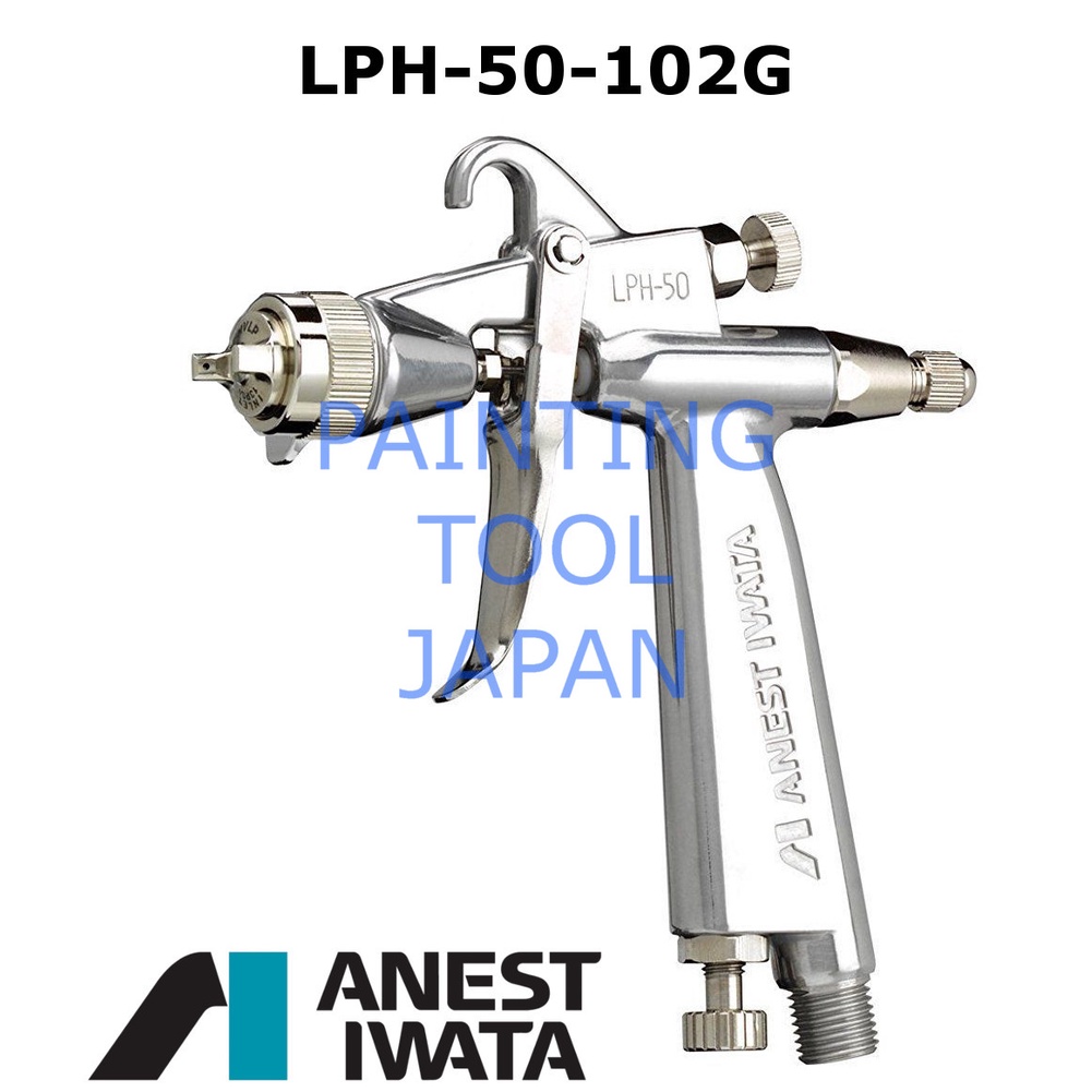 ANEST IWATA LPH-50-102G 1.0mm Gravity feed mini Spray Gun Side Cup Low pressure PC-61 LPH50 102G ...