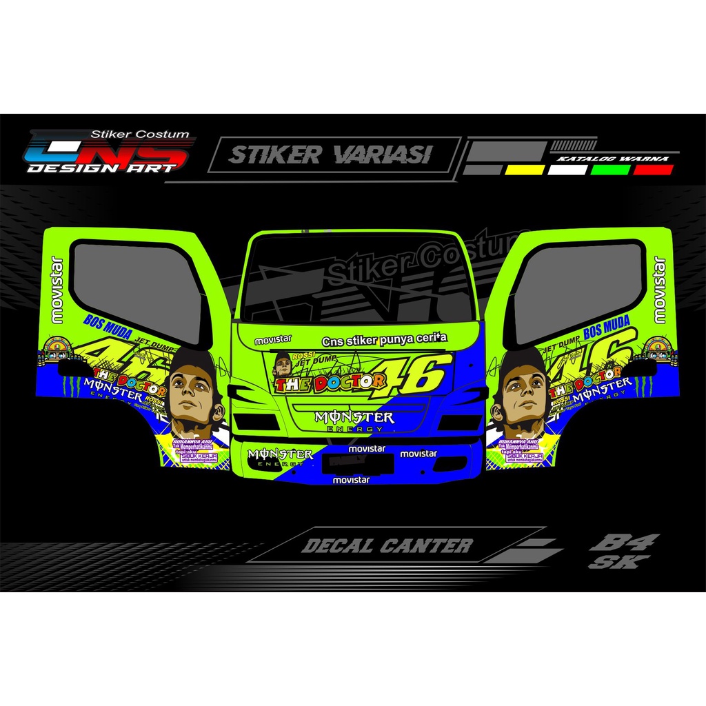 Canter Truck Sticker canter Sticker decal canter Sticker full body ...