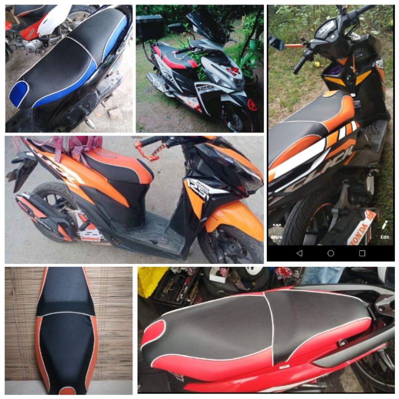 honda click seatcover(good quality leather) | Shopee Philippines