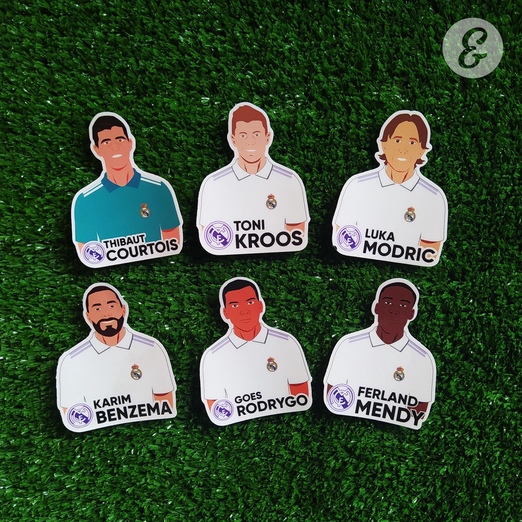 Complete Real Madrid Player Sticker Collection | Shopee Philippines