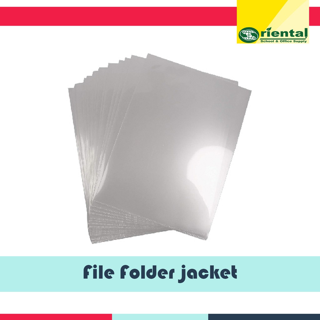 Clear Plastic Folder Cover Jacket - Long/Short - Folder Plastic Cover ...