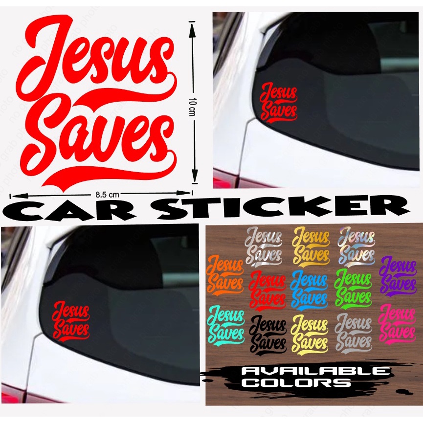 Jesus Saves sticker decals | Shopee Philippines